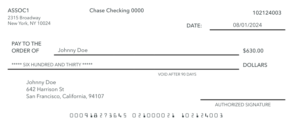 How to set up and print Checks – ManageCasa