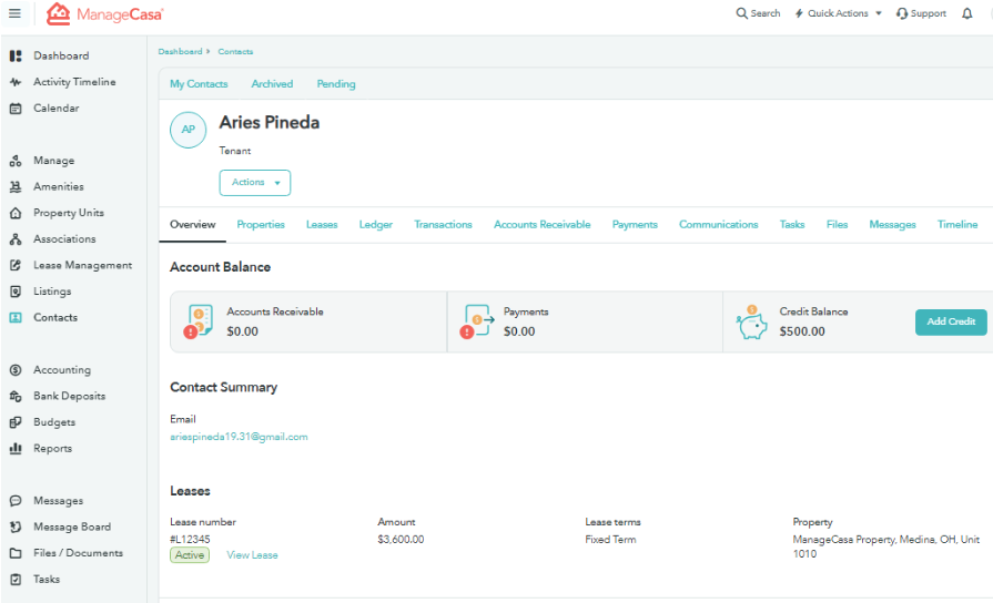 How to handle Advance Payments – ManageCasa