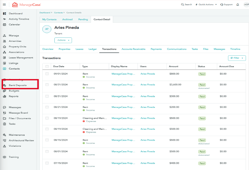 How to handle Advance Payments – ManageCasa