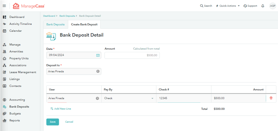 How to handle Advance Payments – ManageCasa